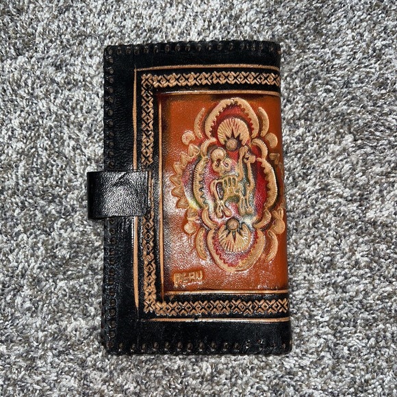 Handmade | Bags | Peru Leather Bifold Wallet | Poshmark
